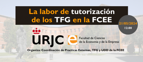 La labor de tutorización de los TFG en la FCEE - Inicio