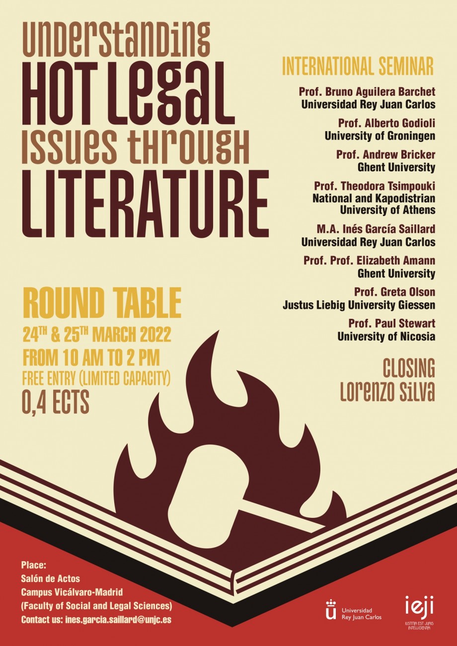 Understanding Hot Legal Issues through Law and Literature" - Inicio